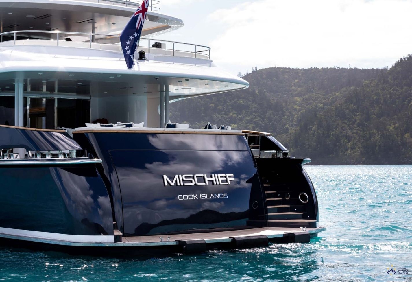 Mischief Boat Hire - Luxury Superyacht Charter - Sydney Harbour