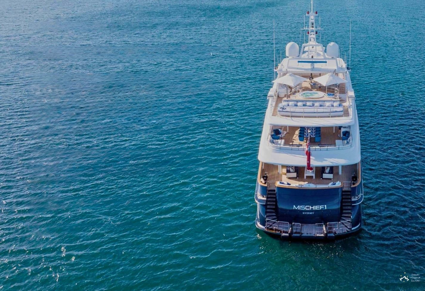 Mischief Boat Hire - Luxury Superyacht Charter - Sydney Harbour