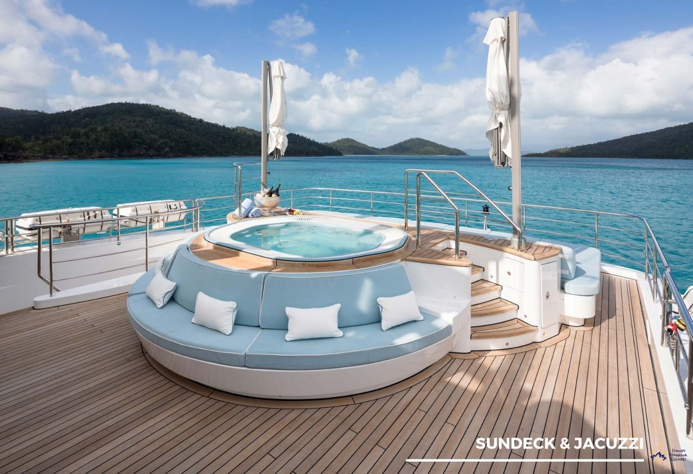 Mischief Boat Hire - Luxury Superyacht Charter - Sydney Harbour