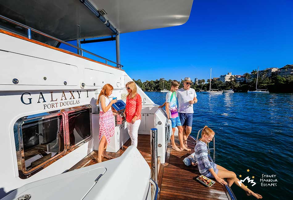 Galaxy I Boat Hire - Luxury Superyacht Charter - Sydney Harbour