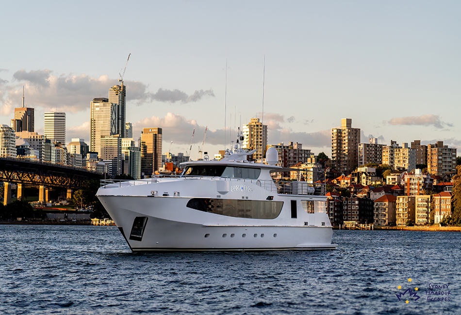Evolution Boat Hire - Private Party Boat Charter - Sydney Harbour
