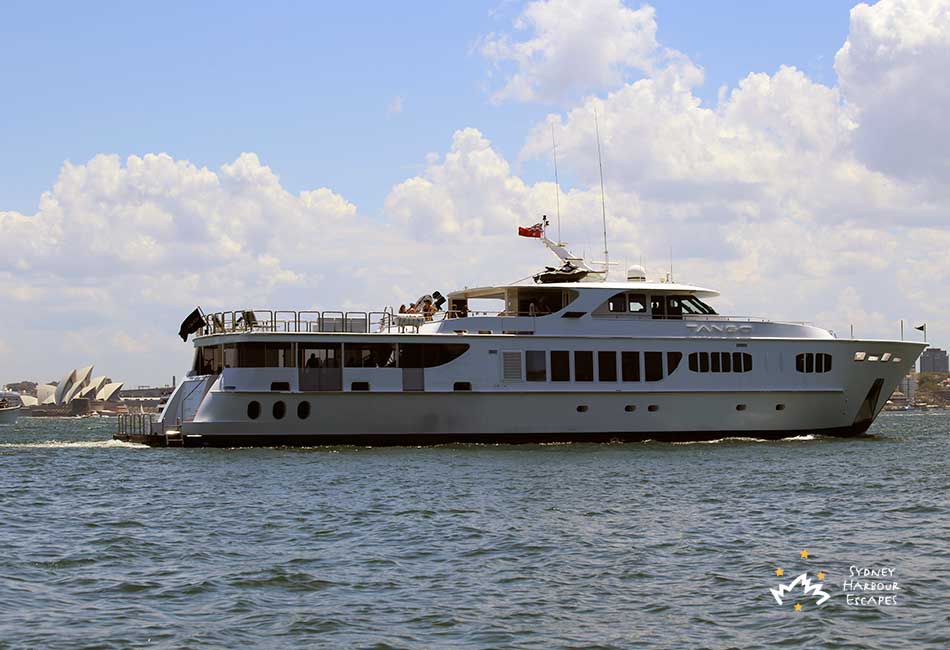 Tango Boat Hire - Luxury Superyacht Charter - Sydney Harbour Escapes