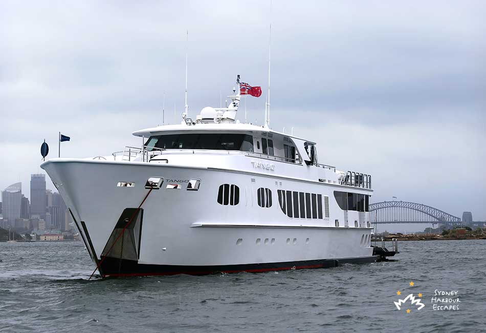 Tango Boat Hire - Luxury Superyacht Charter - Sydney Harbour Escapes