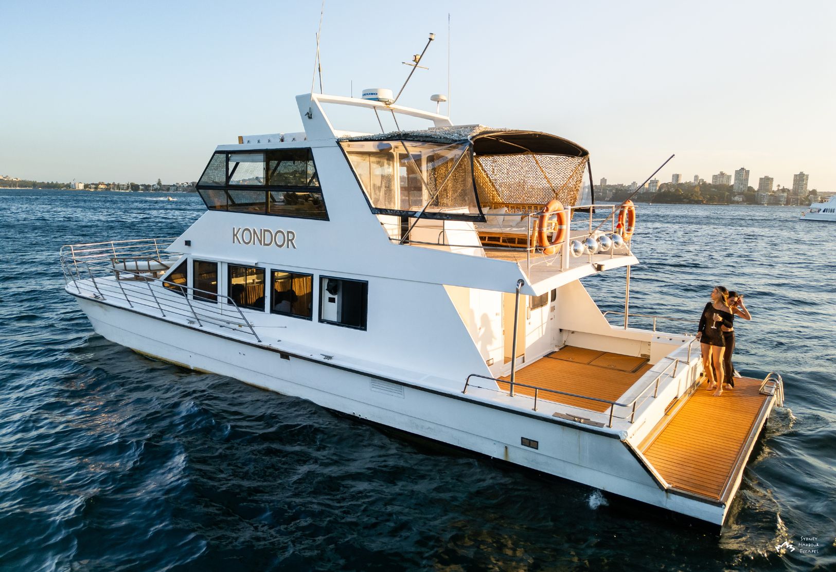 Kondor Boat Hire - Private Party Boat Charter - Sydney Harbour